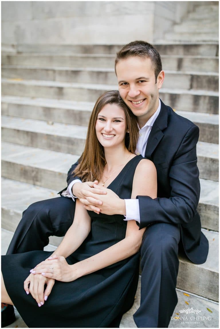 Meghan + Travis: Tudor City – New York Library NYC Engagement | Donna ...